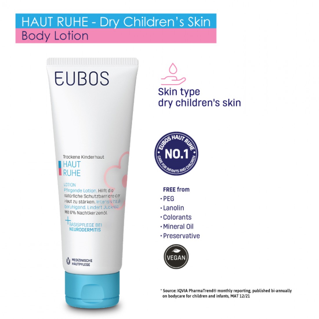 EUBOS BABY LOTION 125ML