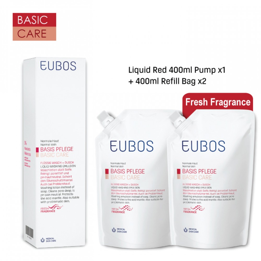 Eubos Liquid Red_Pump x1 + Refill x2