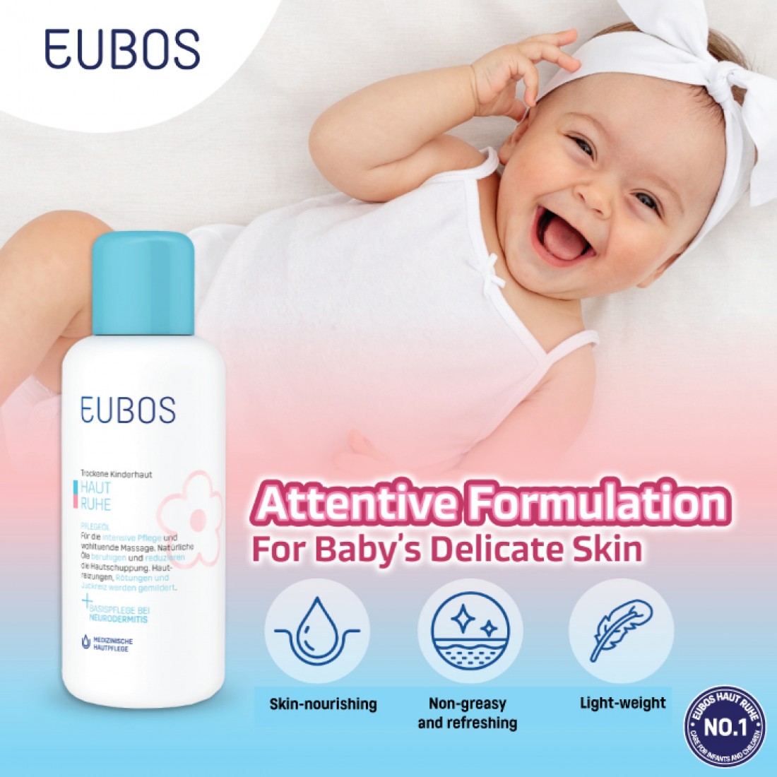 EUBOS BABY CARING OIL 100ML
