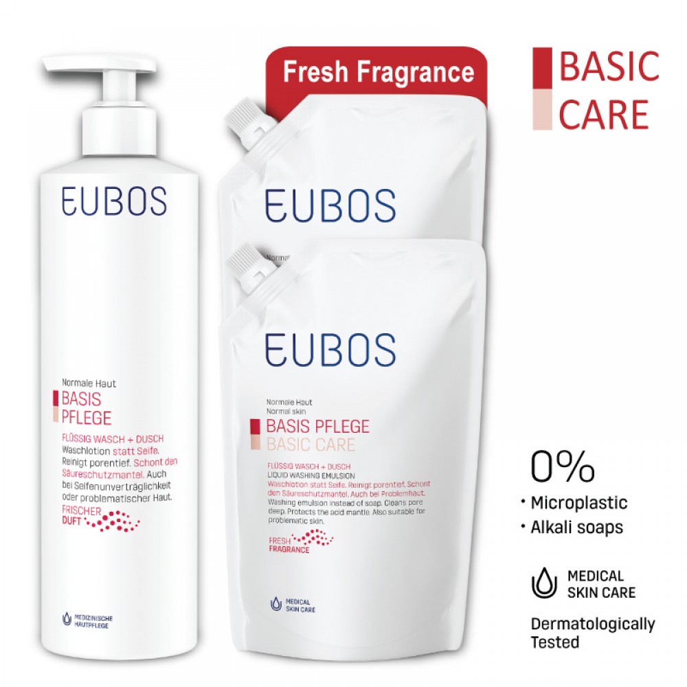 Eubos Liquid Red_Pump x1 + Refill x2