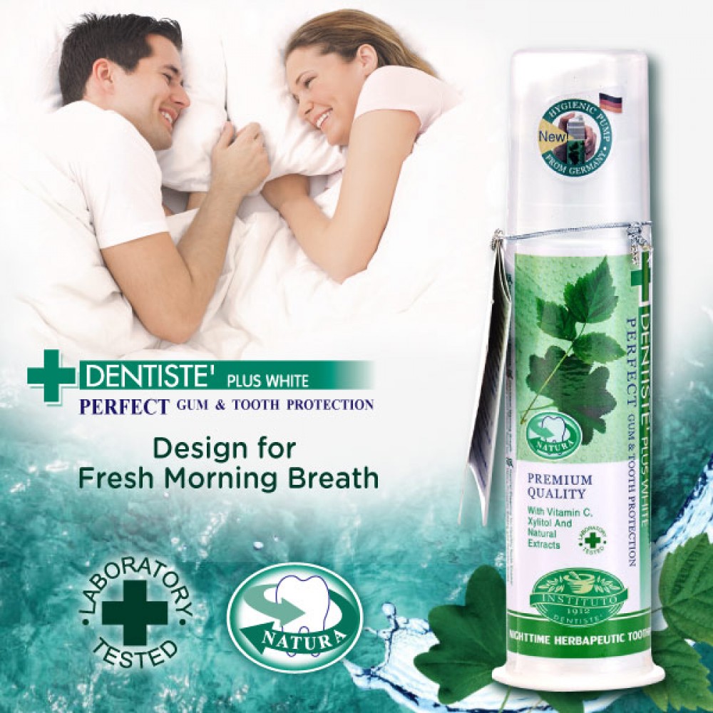 Dentiste' Plus White Nighttime Toothpaste Tube_170g