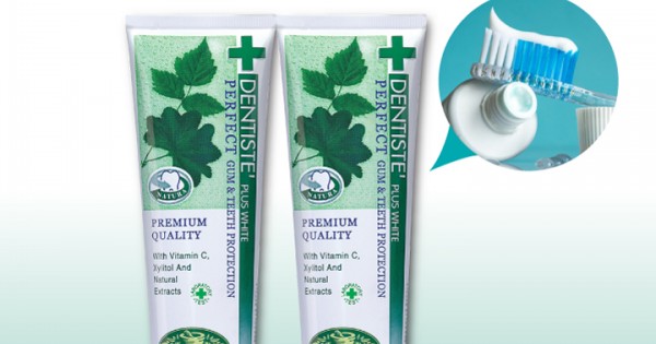 Dentiste' Plus White Nighttime Toothpaste Tube_100g (x2 tubes)