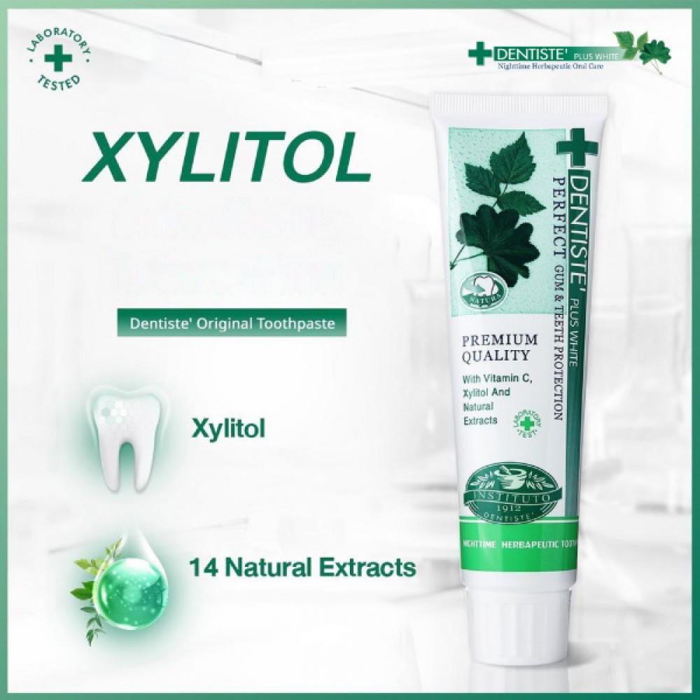 Dentiste' Plus White Nighttime Toothpaste Tube_100g