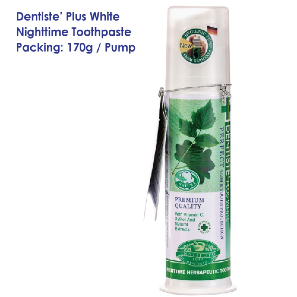 Dentiste' Plus White Nighttime Toothpaste Tube_170g