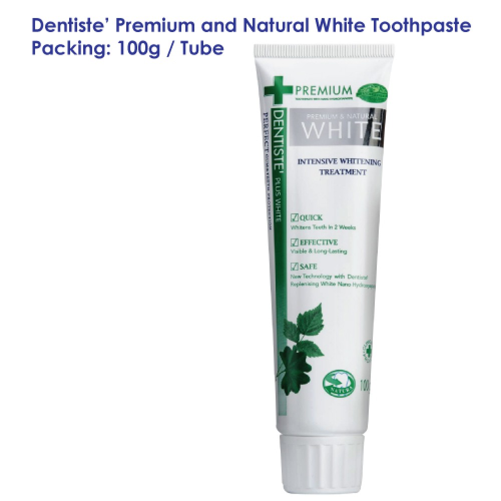 Dentiste' Premium and Natural White Toothpaste Tube_100g